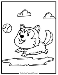 Cute Dog Coloring Pages (Free PDF Printables) - Coloring Pages HQ