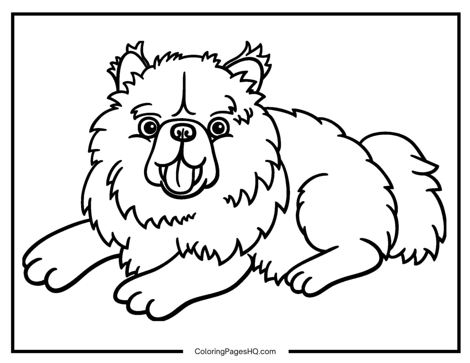 Cute Dog Coloring Pages (Free PDF Printables) - Coloring Pages HQ