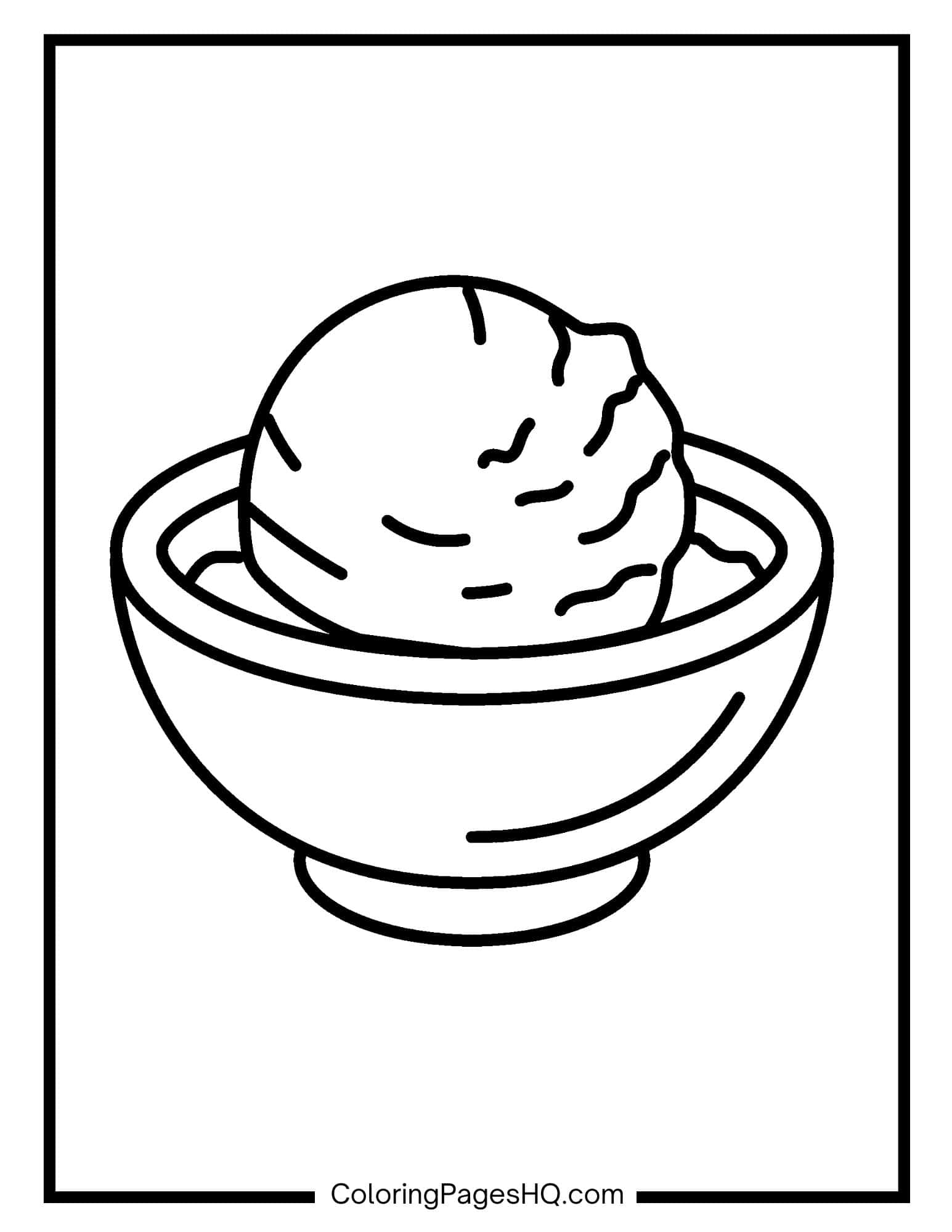 Ice Cream Coloring Pages (Free PDF Printables) - Coloring Pages HQ