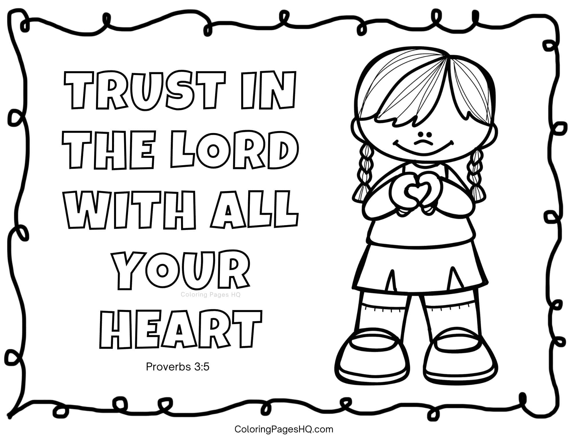 Faith-Based Coloring Pages (Free PDF Printables) - Coloring Pages HQ