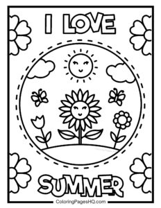 Fun Summer Coloring Pages (Free PDF Printables) - Coloring Pages HQ