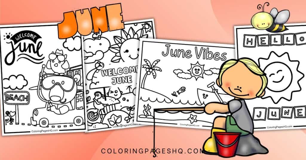 June Coloring Pages (Free PDF Printables) - Coloring Pages HQ