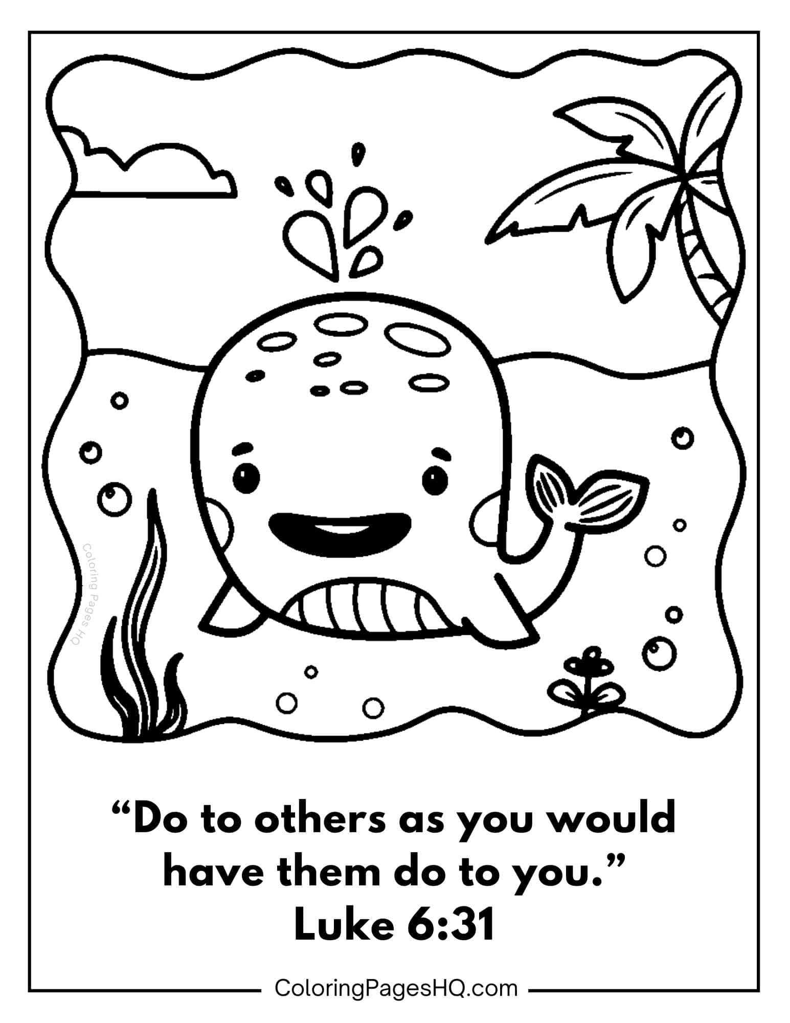 Faith-Based Coloring Pages (Free PDF Printables) - Coloring Pages HQ