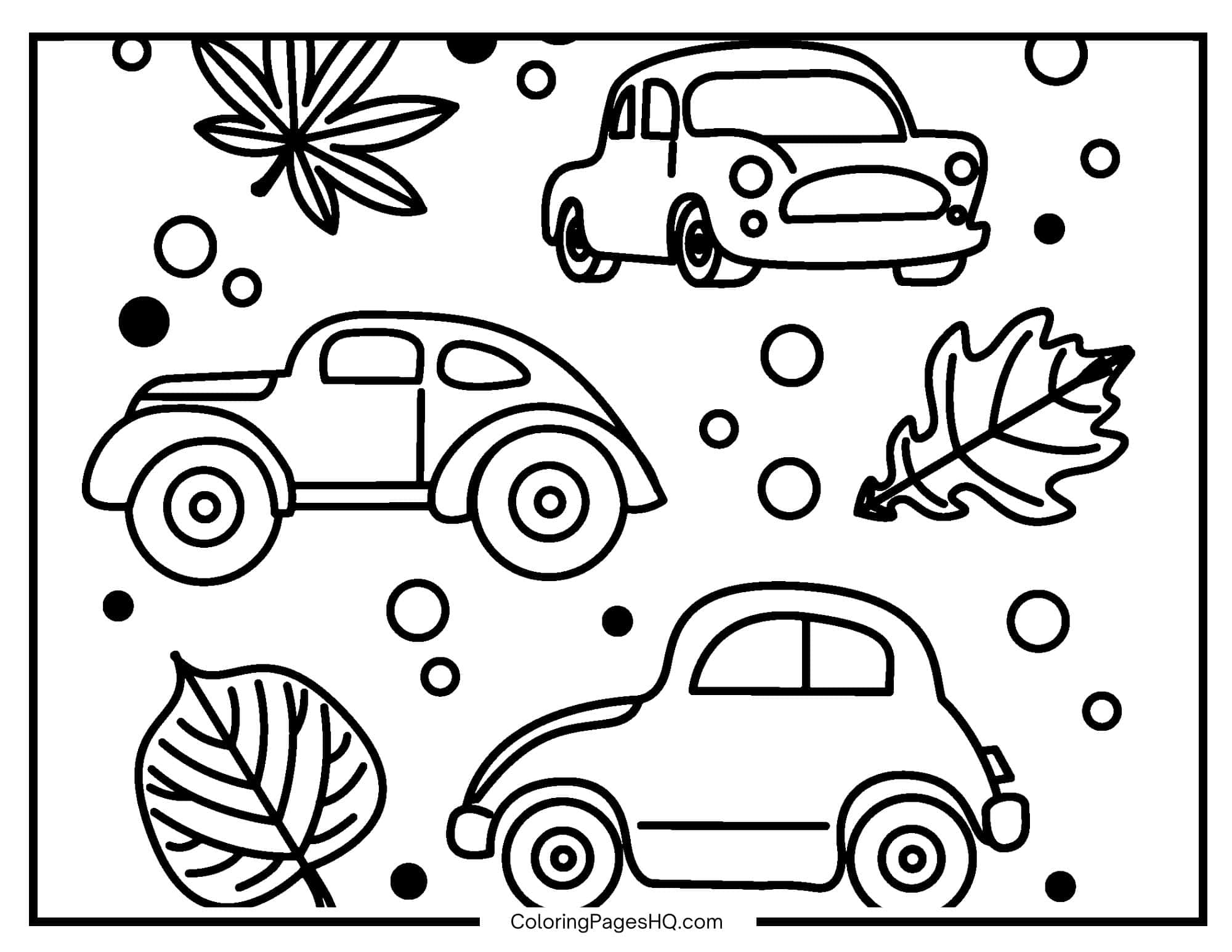 Car Coloring Pages (Free PDF Printables) - Coloring Pages HQ