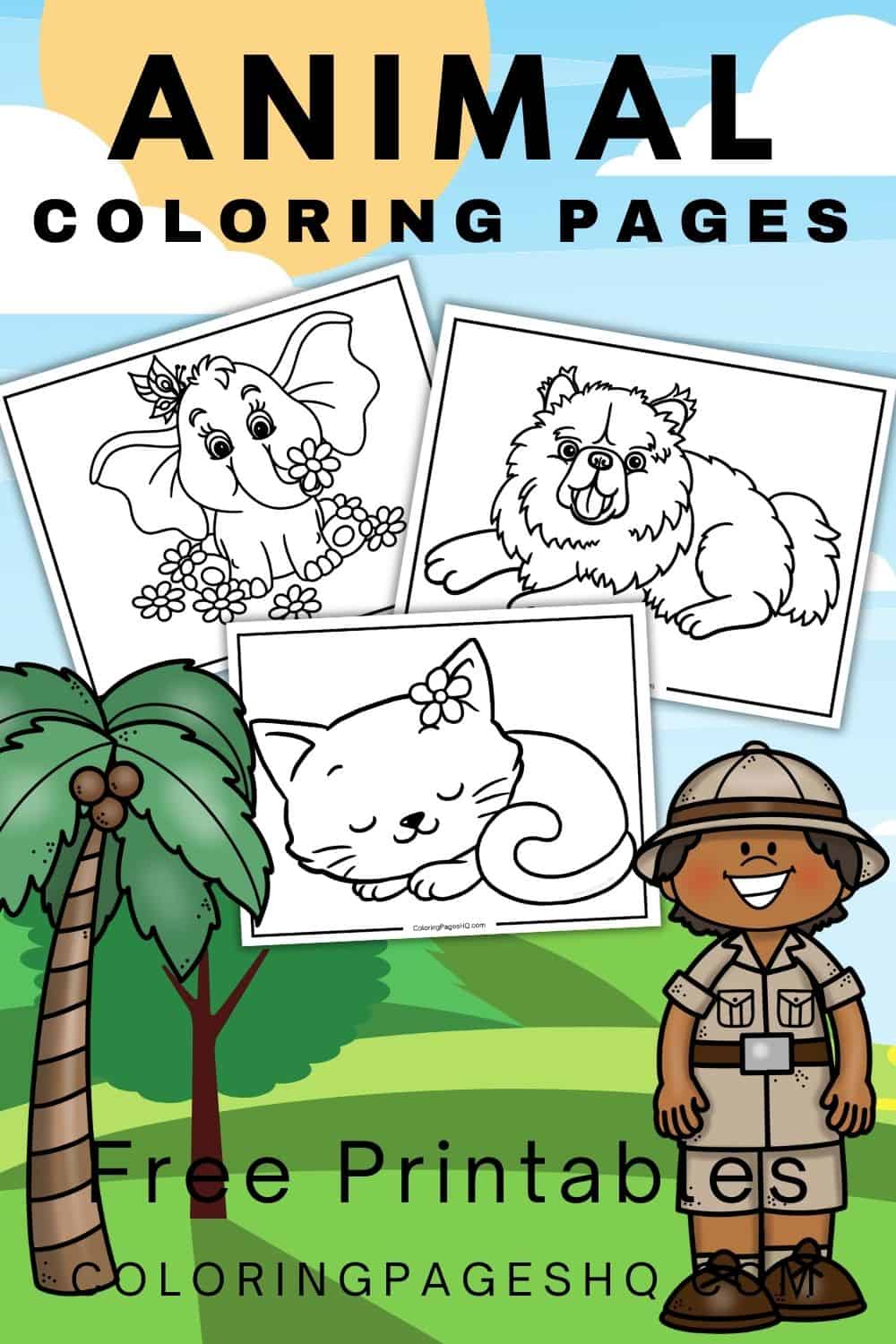 Animal Coloring Pages (Free PDF Printables) - Coloring Pages HQ