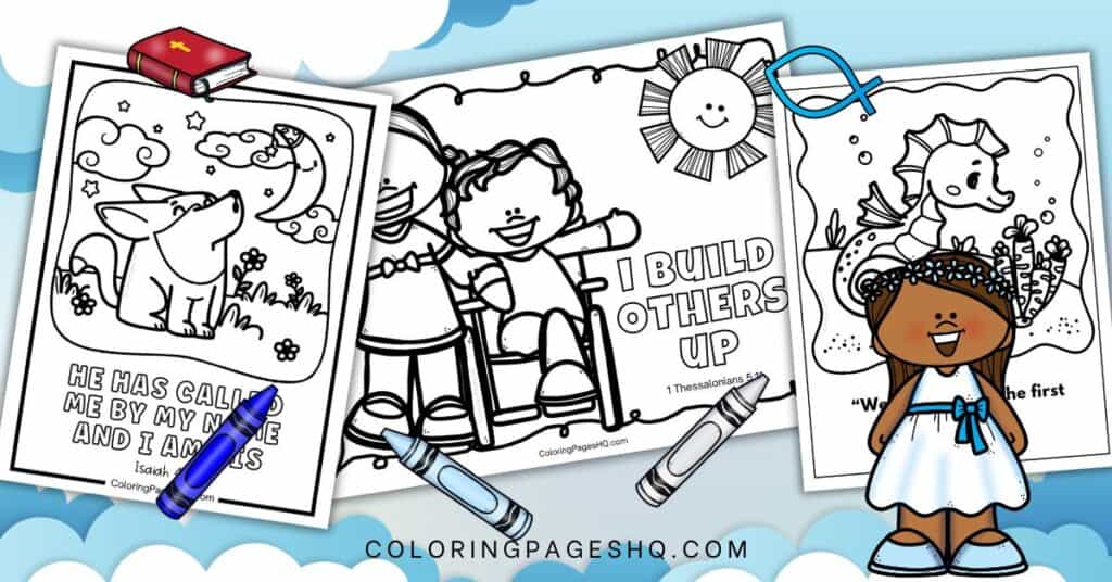 Faith-Based Coloring Pages (Free PDF Printables) - Coloring Pages HQ