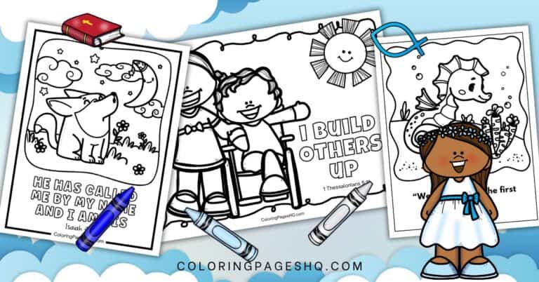 Faith-Based Coloring Pages (Free PDF Printables) - Coloring Pages HQ