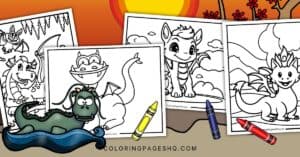 Dragon Coloring Pages (Free PDF Printables) - Coloring Pages HQ