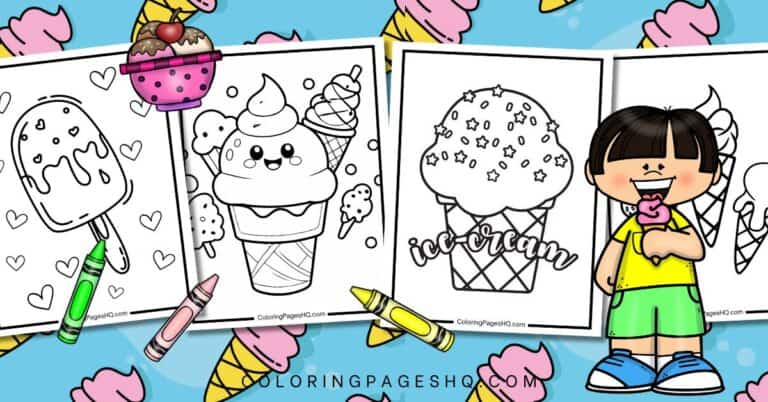 Food Coloring Pages (Free PDF Printables) - Coloring Pages HQ