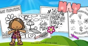 May Coloring Pages (Free PDF Printables) - Coloring Pages HQ
