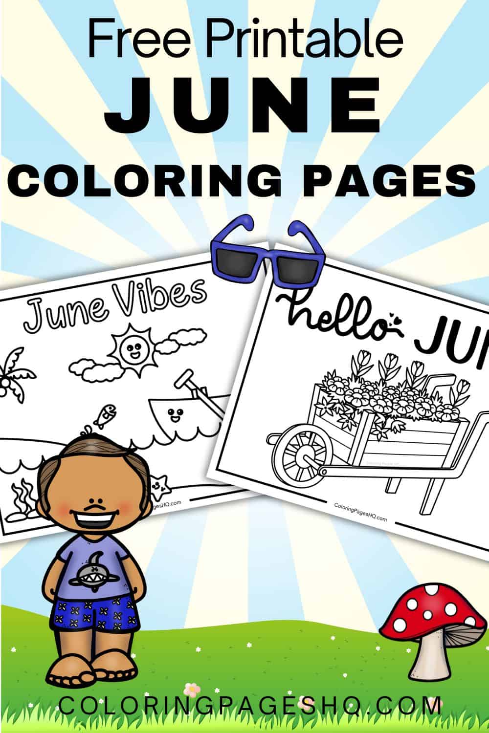 June Coloring Pages (Free PDF Printables) - Coloring Pages HQ