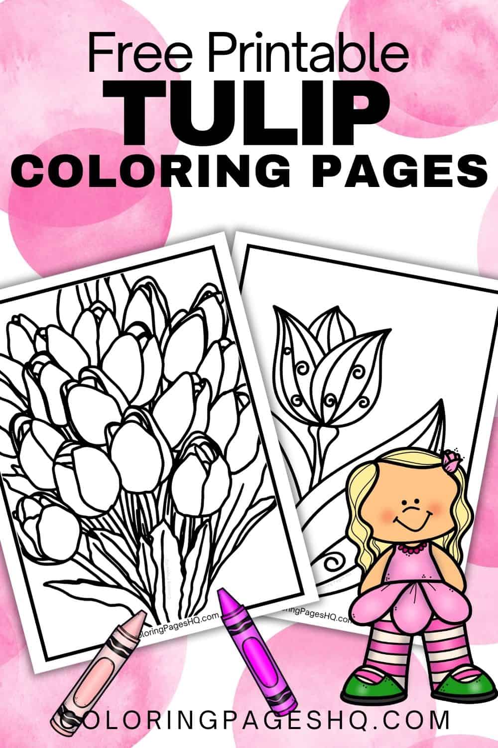 Tulip Coloring Pages (Free PDF Printables) - Coloring Pages HQ
