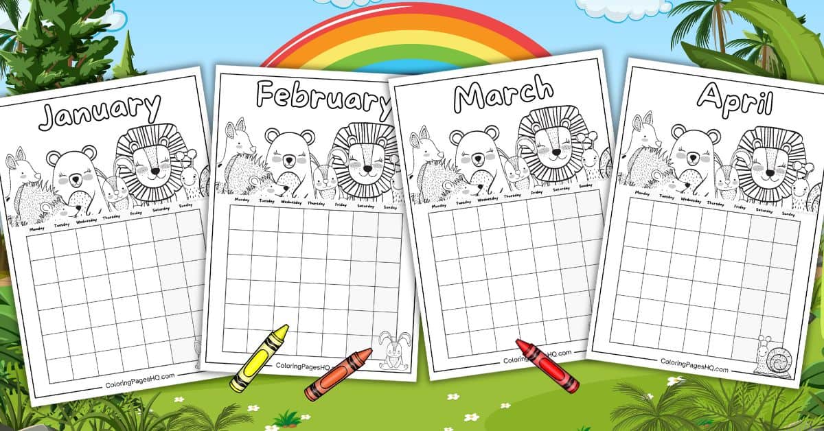 Cute Preschool Animal Alphabet Coloring Pages (Free PDF Printables ...