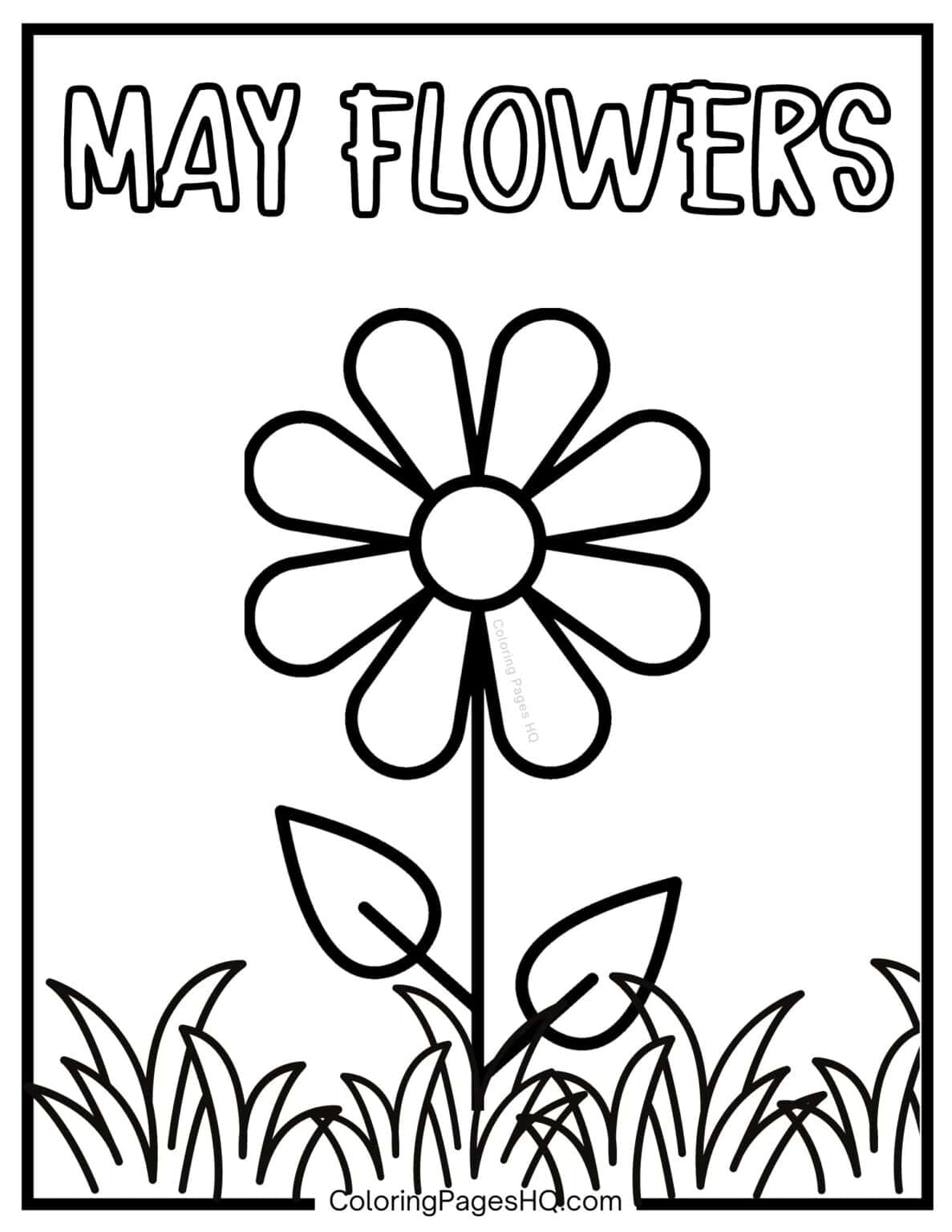 May Coloring Pages (Free PDF Printables) - Coloring Pages HQ