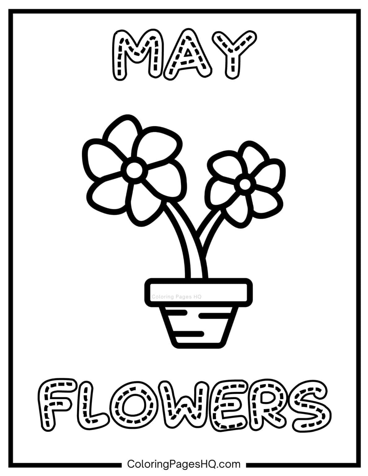 May Coloring Pages (Free PDF Printables) - Coloring Pages HQ