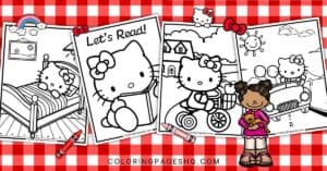 Cute Hello Kitty Coloring Pages (Free PDF Printables) - Coloring Pages HQ
