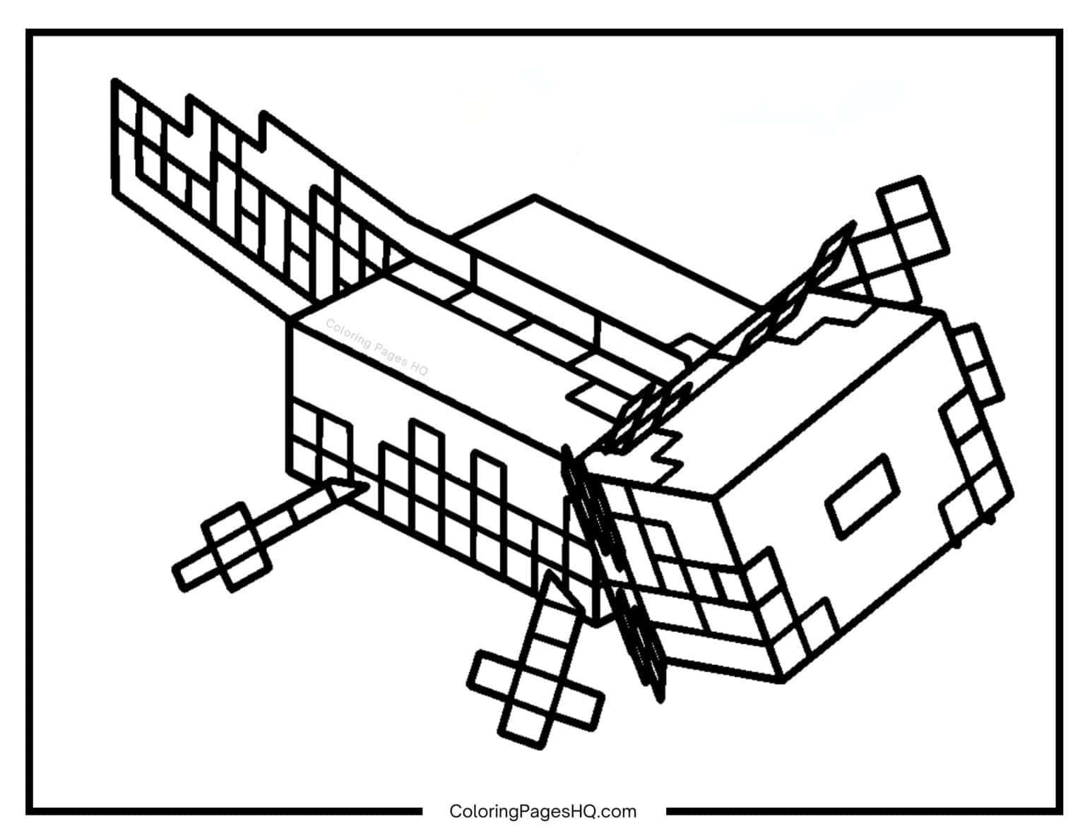 Minecraft Coloring Pages (Free PDF Printables) - Coloring Pages HQ