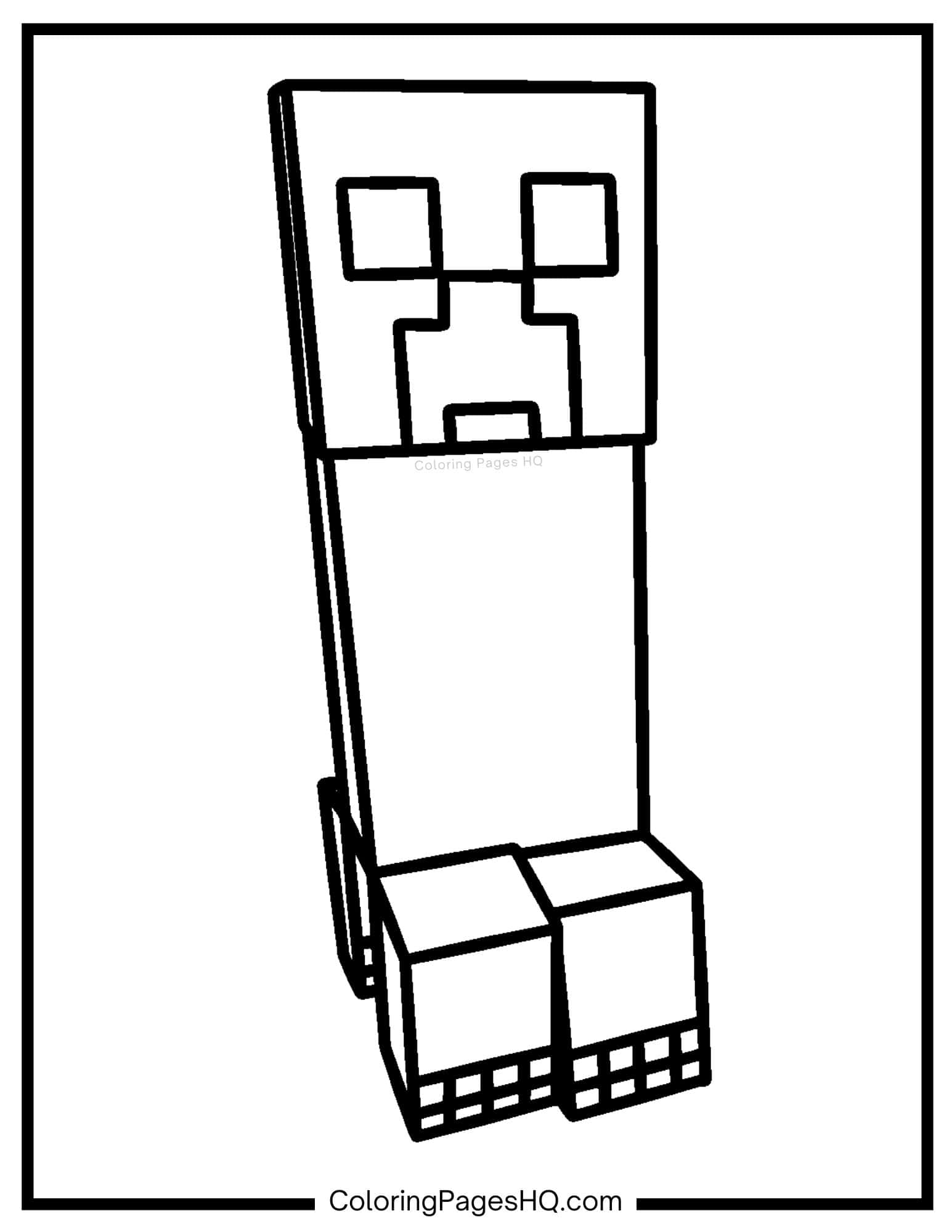 Minecraft Coloring Pages (Free PDF Printables) - Coloring Pages HQ