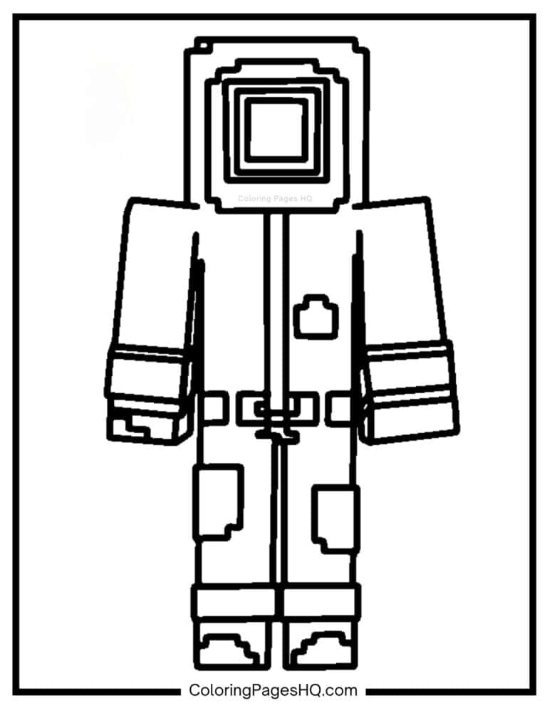 Minecraft Coloring Pages (Free PDF Printables) - Coloring Pages HQ