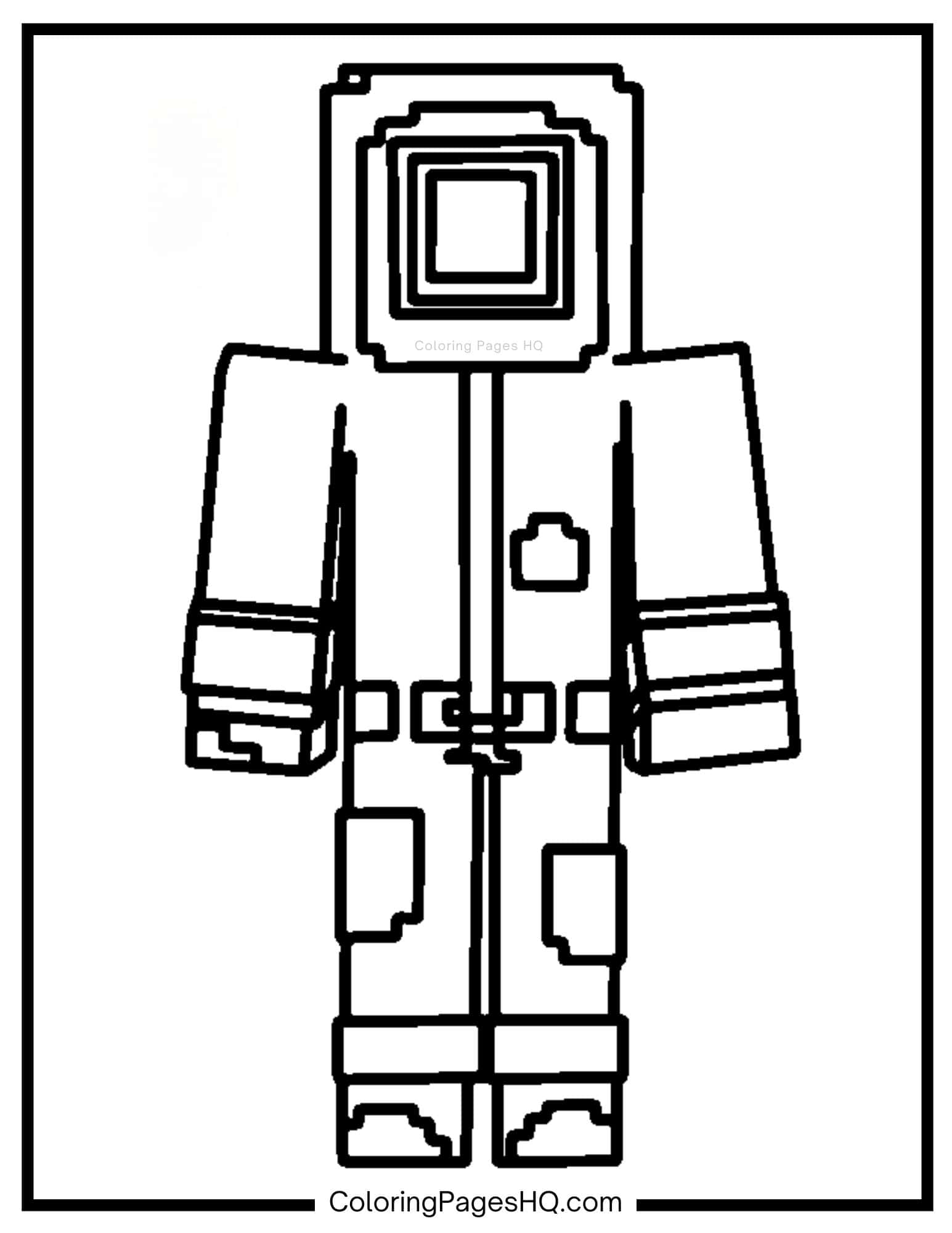Minecraft Coloring Pages (Free PDF Printables) - Coloring Pages HQ