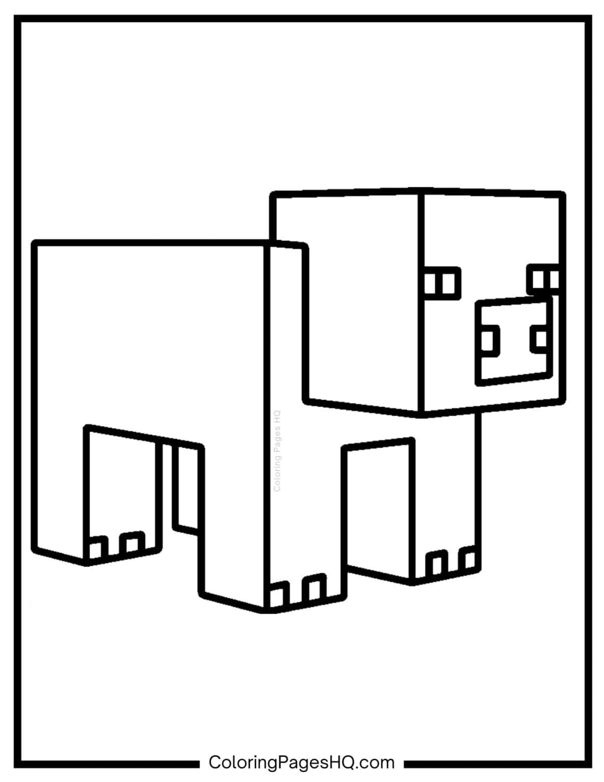 Minecraft Coloring Pages (Free PDF Printables) - Coloring Pages HQ
