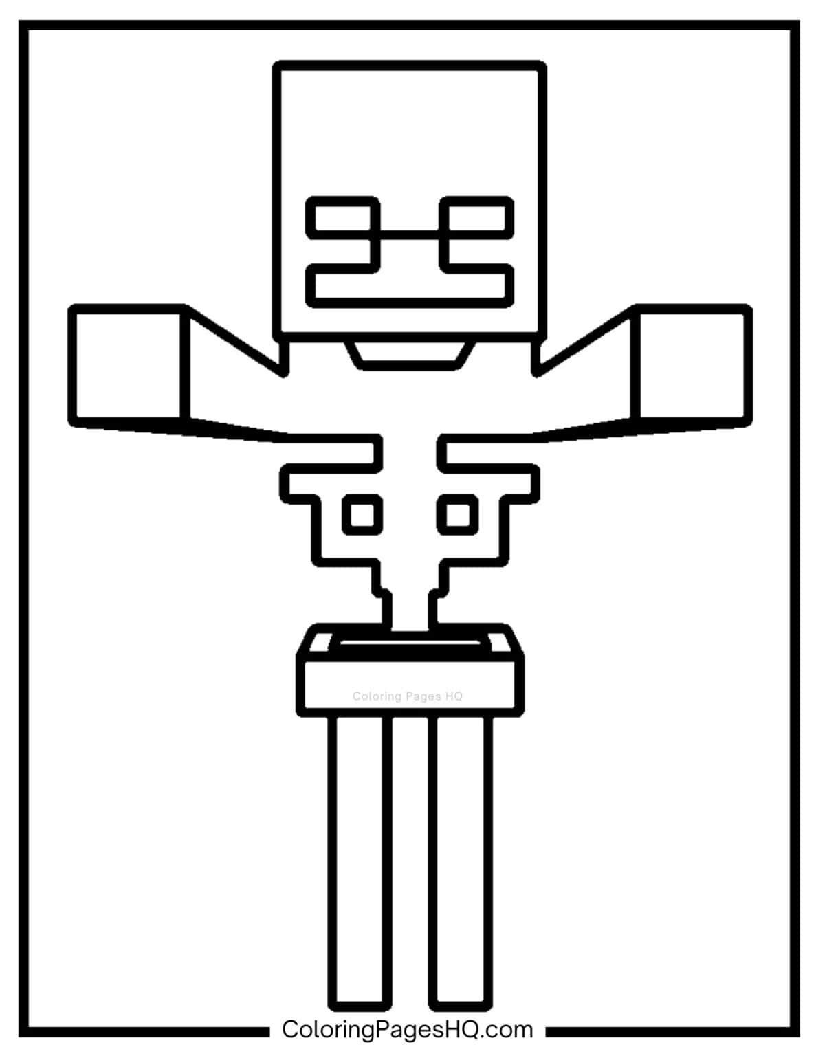 Minecraft Coloring Pages (Free PDF Printables) - Coloring Pages HQ