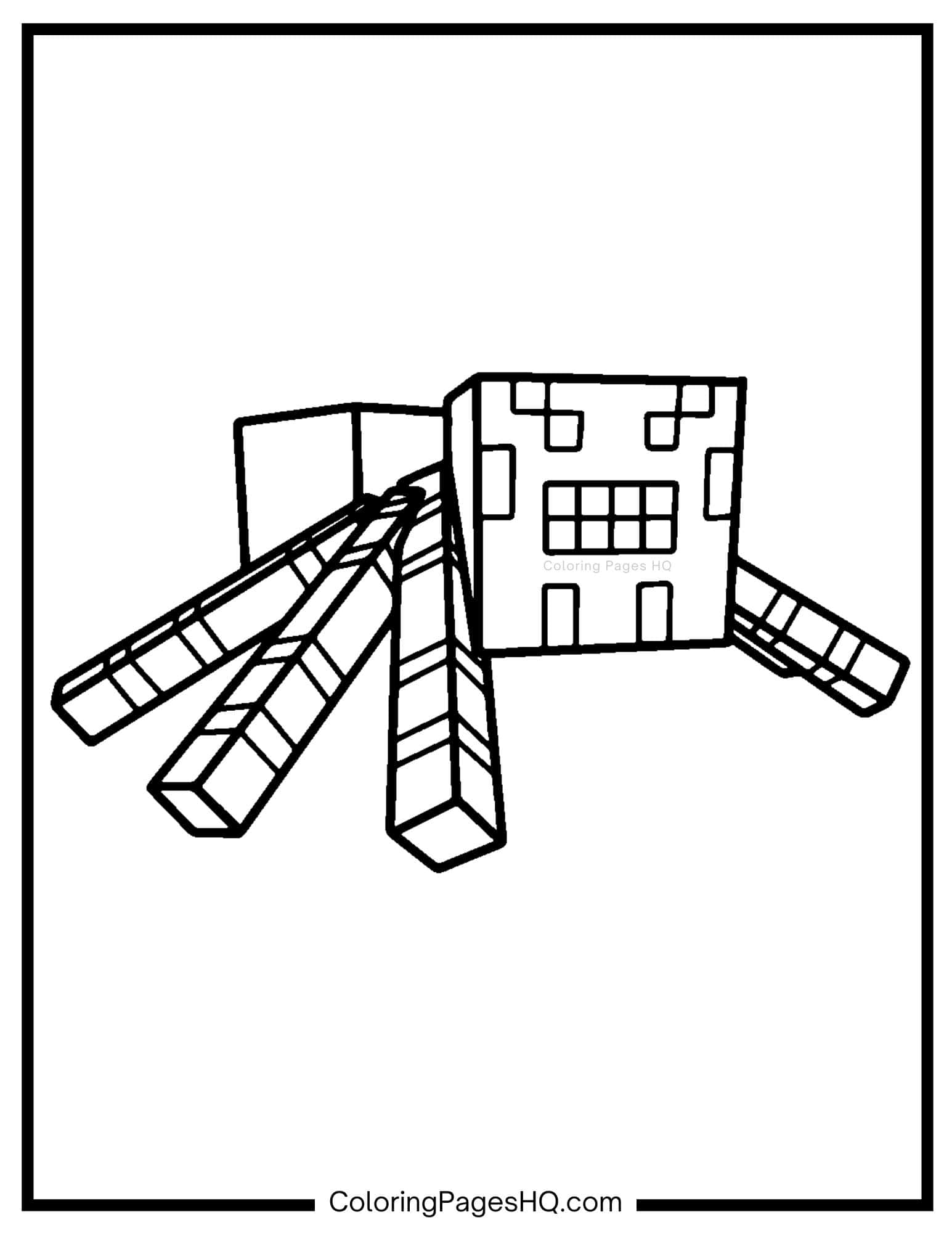 Minecraft Coloring Pages (Free PDF Printables) - Coloring Pages HQ