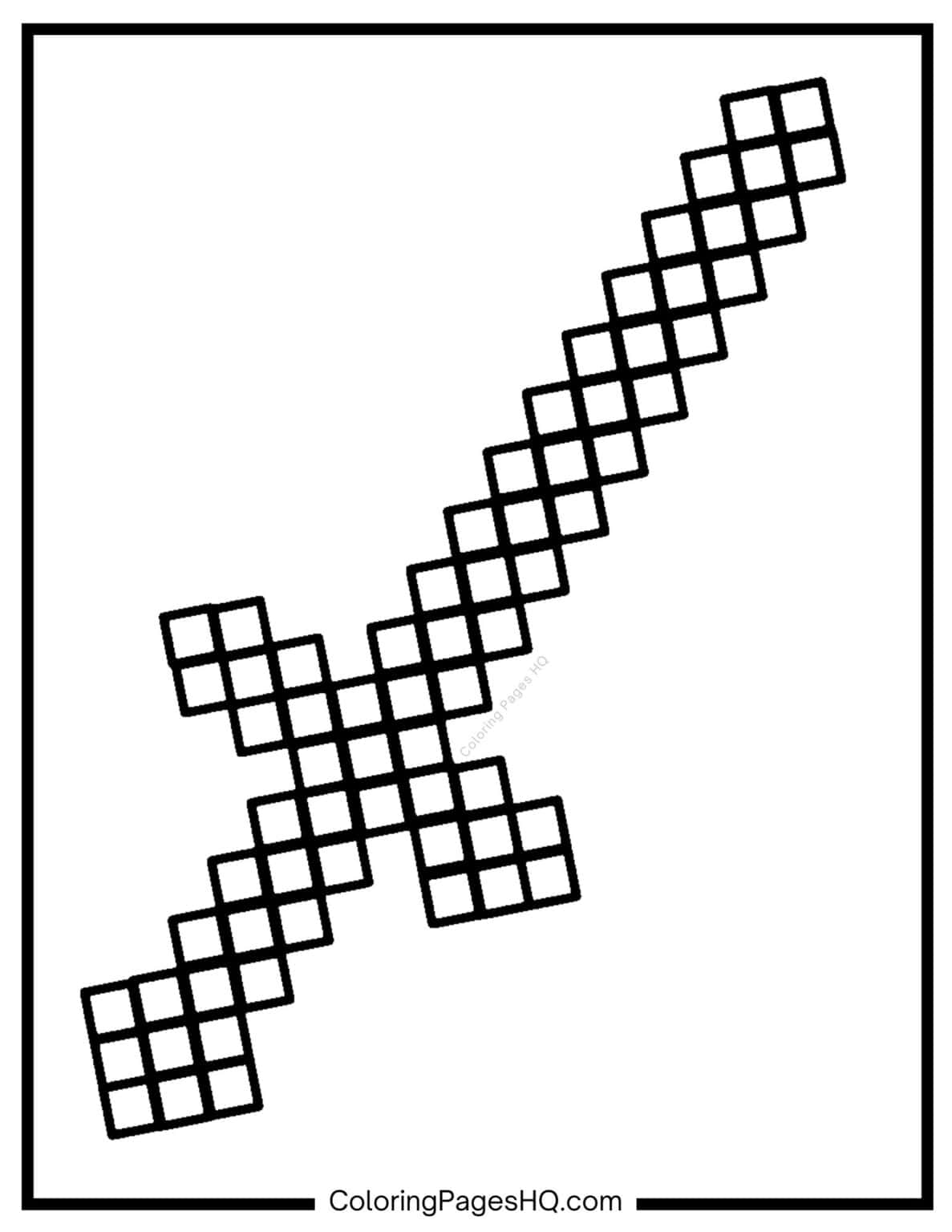 Minecraft Coloring Pages (Free PDF Printables) - Coloring Pages HQ