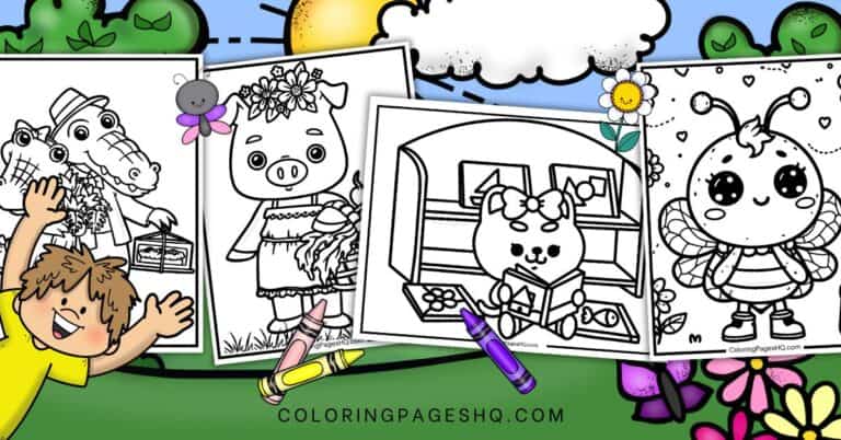 Cute Coloring Pages (Free PDF Printables) - Coloring Pages HQ