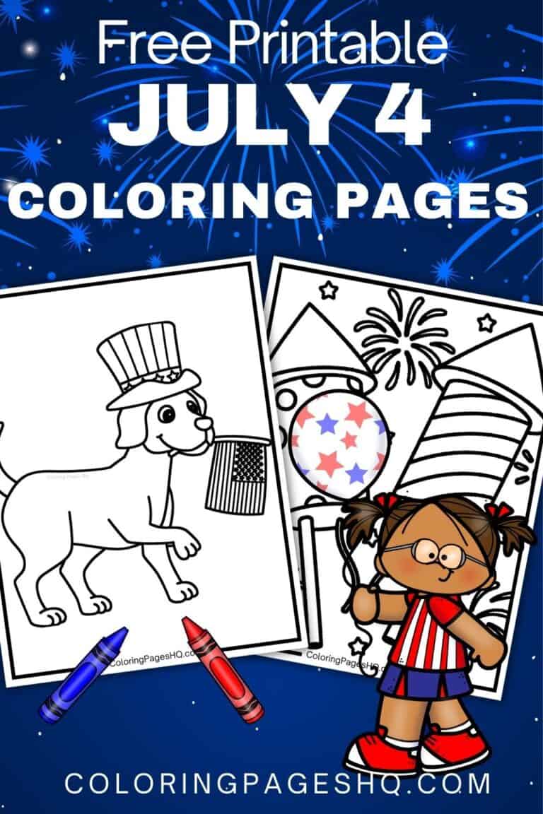 July 4 Coloring Pages (Free PDF Printables) - Coloring Pages HQ