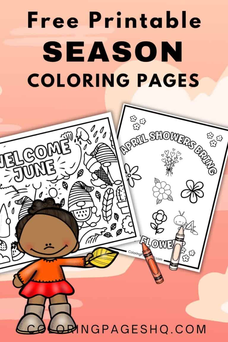 Season Coloring Pages (Free PDF Printables) - Coloring Pages HQ