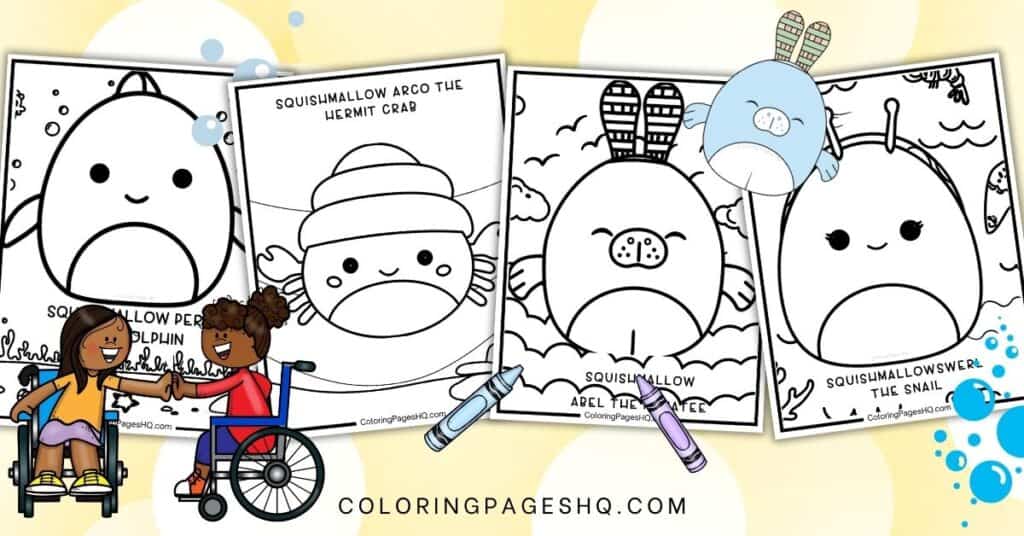 Squishmallow Coloring Pages (Free PDF Printables) - Coloring Pages HQ