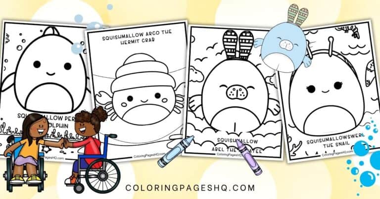 Squishmallow Coloring Pages (Free PDF Printables) - Coloring Pages HQ