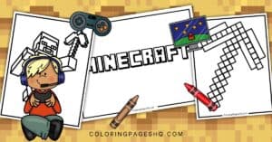 Video Game Coloring Pages (Free PDF Printables) - Coloring Pages HQ