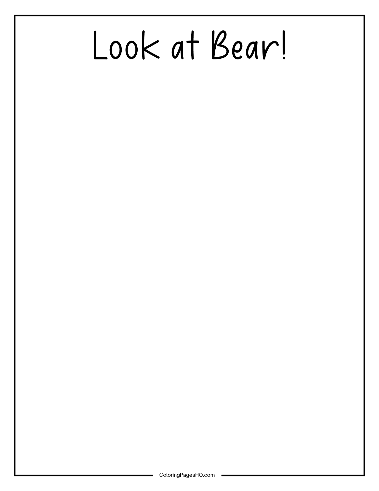 Cute Frisbee Bear Cut and Glue Worksheet (Free PDF Printable ...