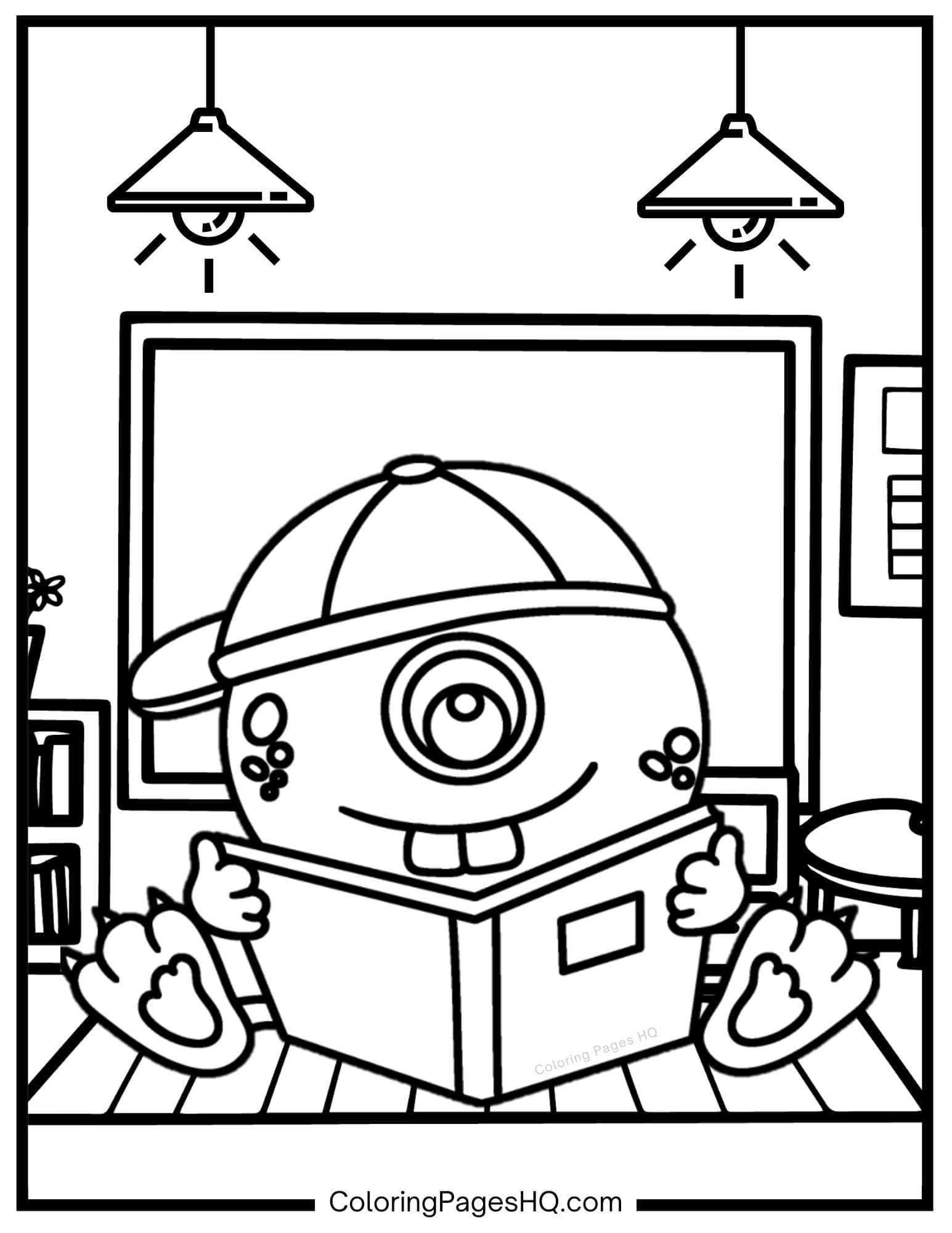 Cute Monster Coloring Pages (Free PDF Printables) - Coloring Pages HQ
