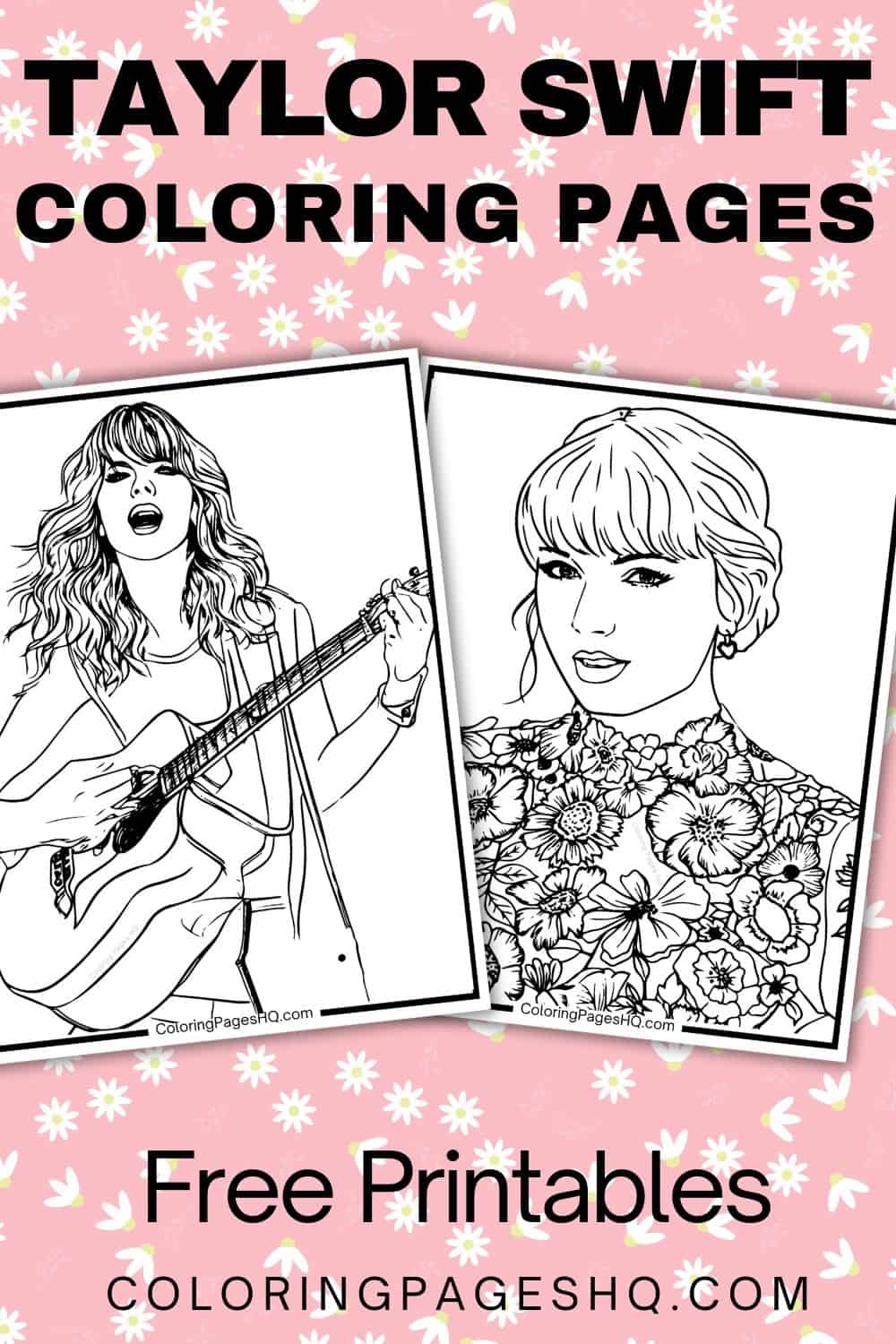 Taylor Swift Coloring Pages (Free PDF Printables) - Coloring Pages HQ
