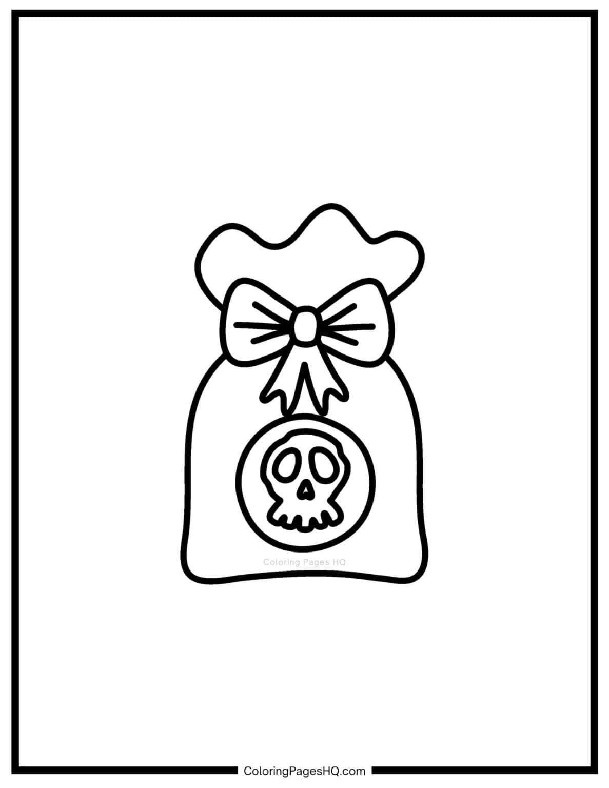Halloween Candy Coloring Pages (Free PDF Printables) - Coloring Pages HQ