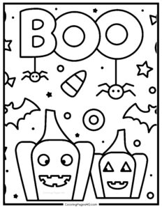 Halloween Coloring Pages (Free PDF Printables) - Coloring Pages HQ