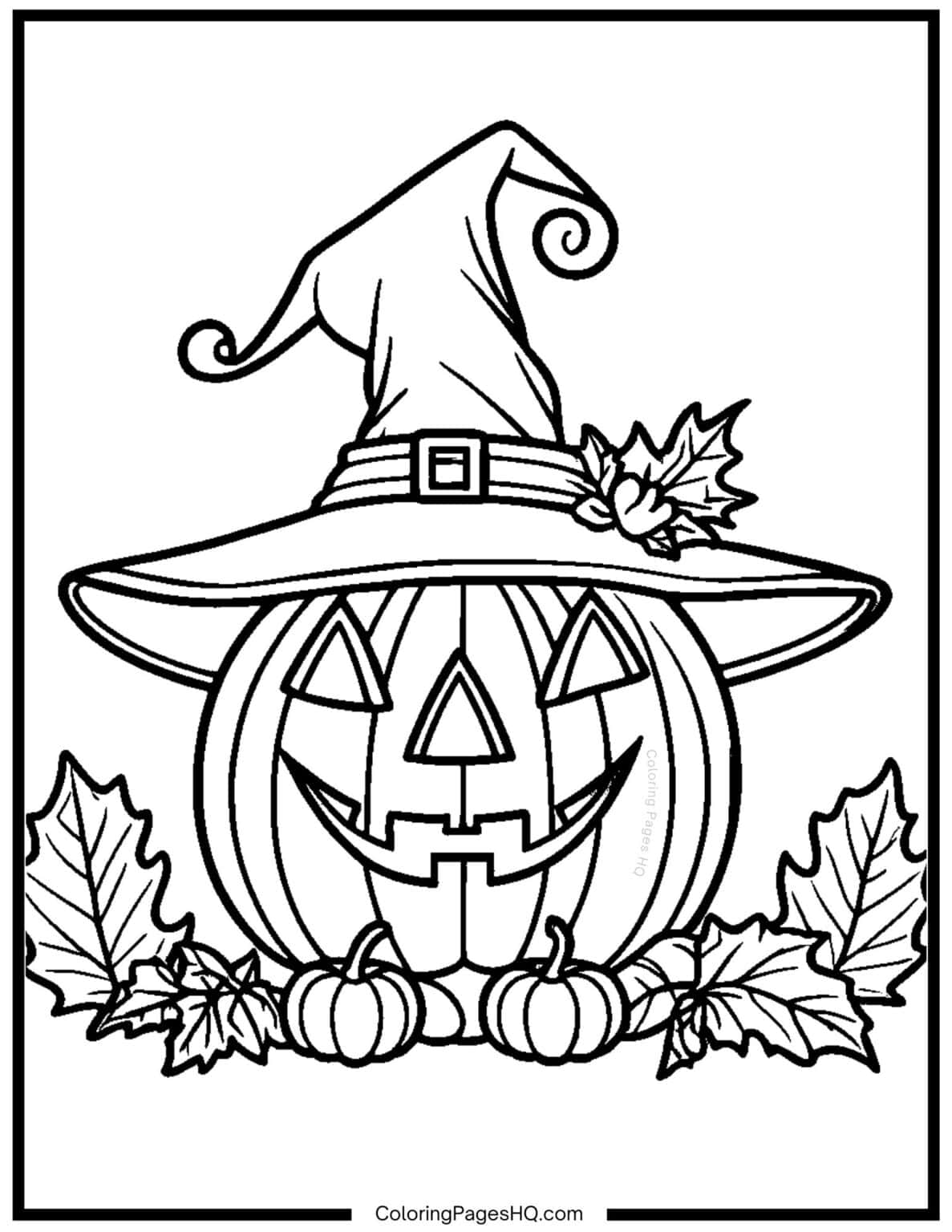 Pumpkin Coloring Pages (Free PDF Printables) - Coloring Pages HQ