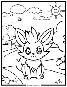 Pokémon Eevee Coloring Pages (Free PDF Printables) - Coloring Pages HQ