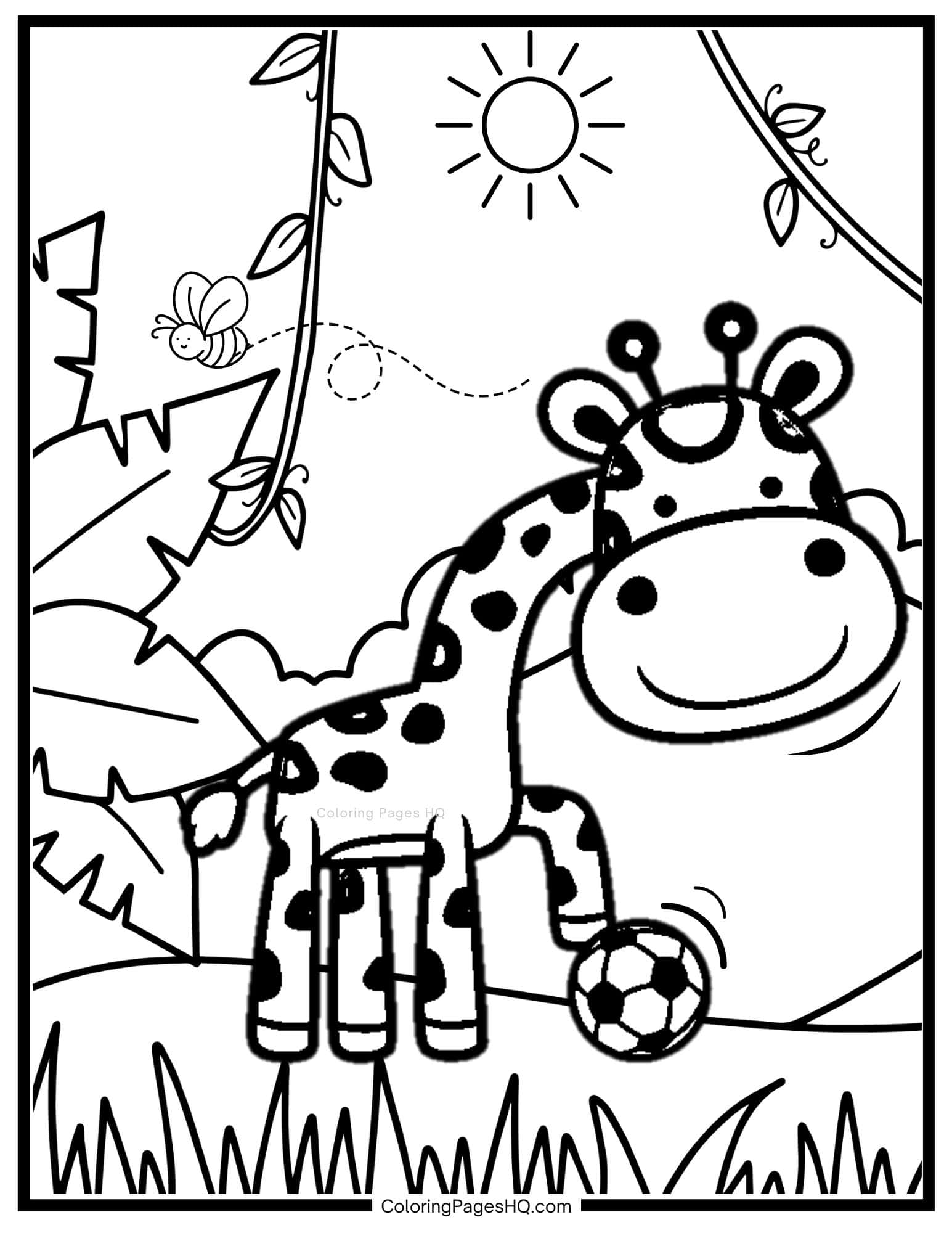 Fun Soccer Coloring Pages (Free PDF Printables) - Coloring Pages HQ