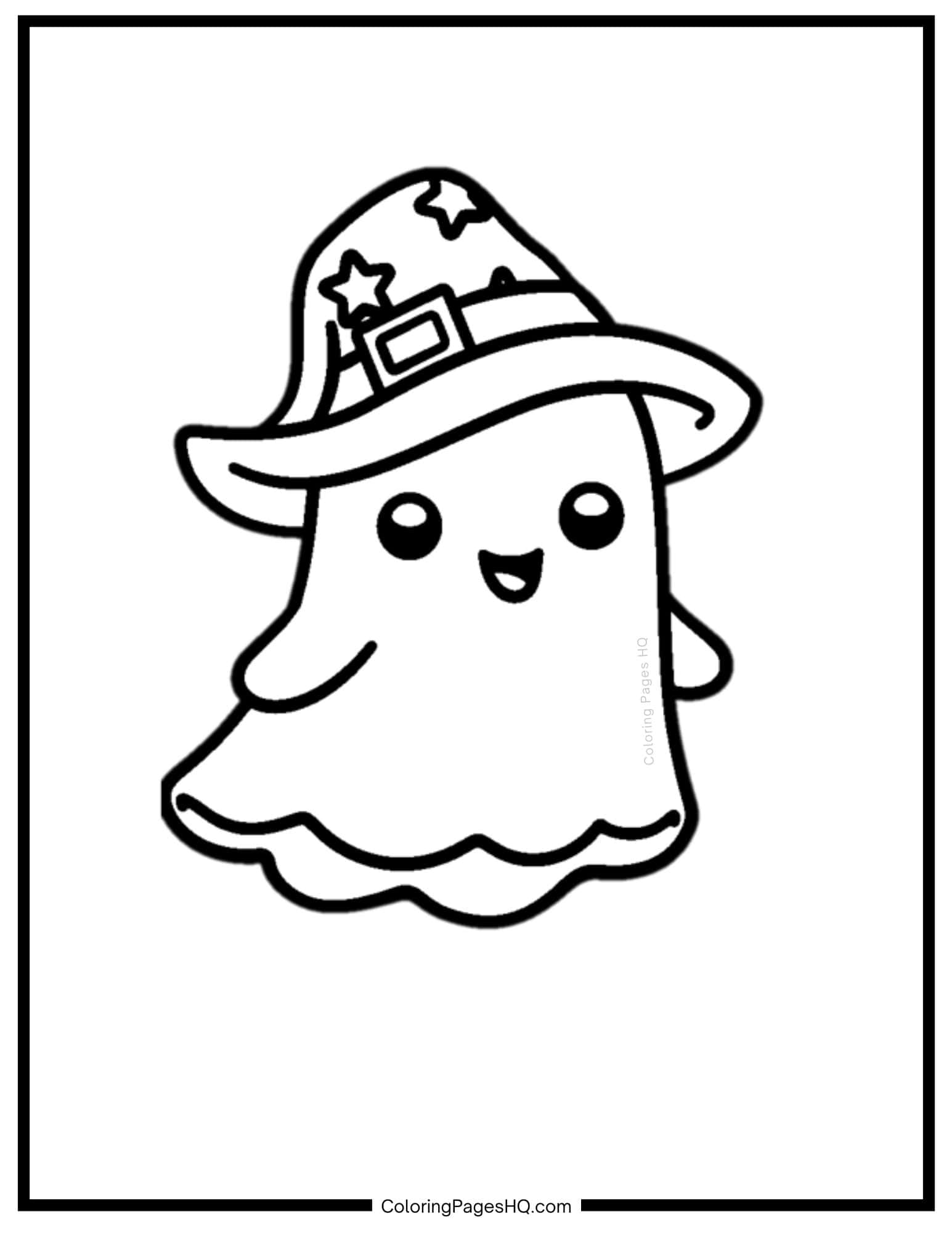 Ghost Coloring Pages (Free PDF Printables) - Coloring Pages HQ