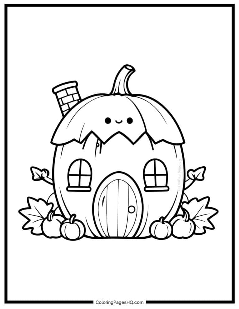 Halloween Coloring Pages (Free PDF Printables) - Coloring Pages HQ