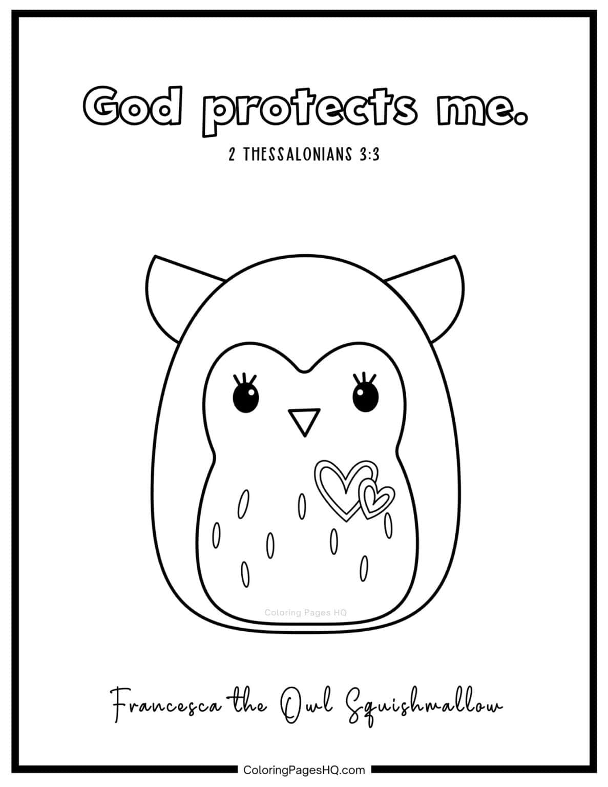 Squishmallow Coloring Pages (Free PDF Printables) - Coloring Pages HQ