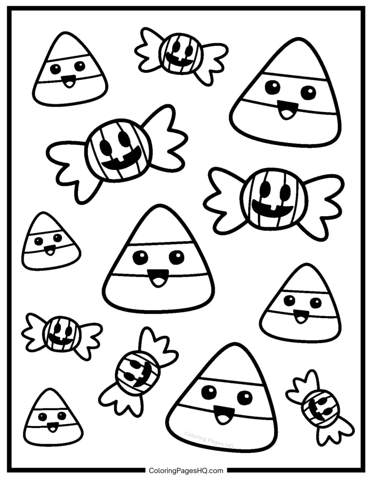 Halloween Coloring Pages (Free PDF Printables) - Coloring Pages HQ