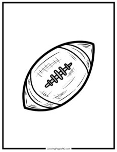Fun Football Coloring Pages (Free PDF Printables) - Coloring Pages HQ