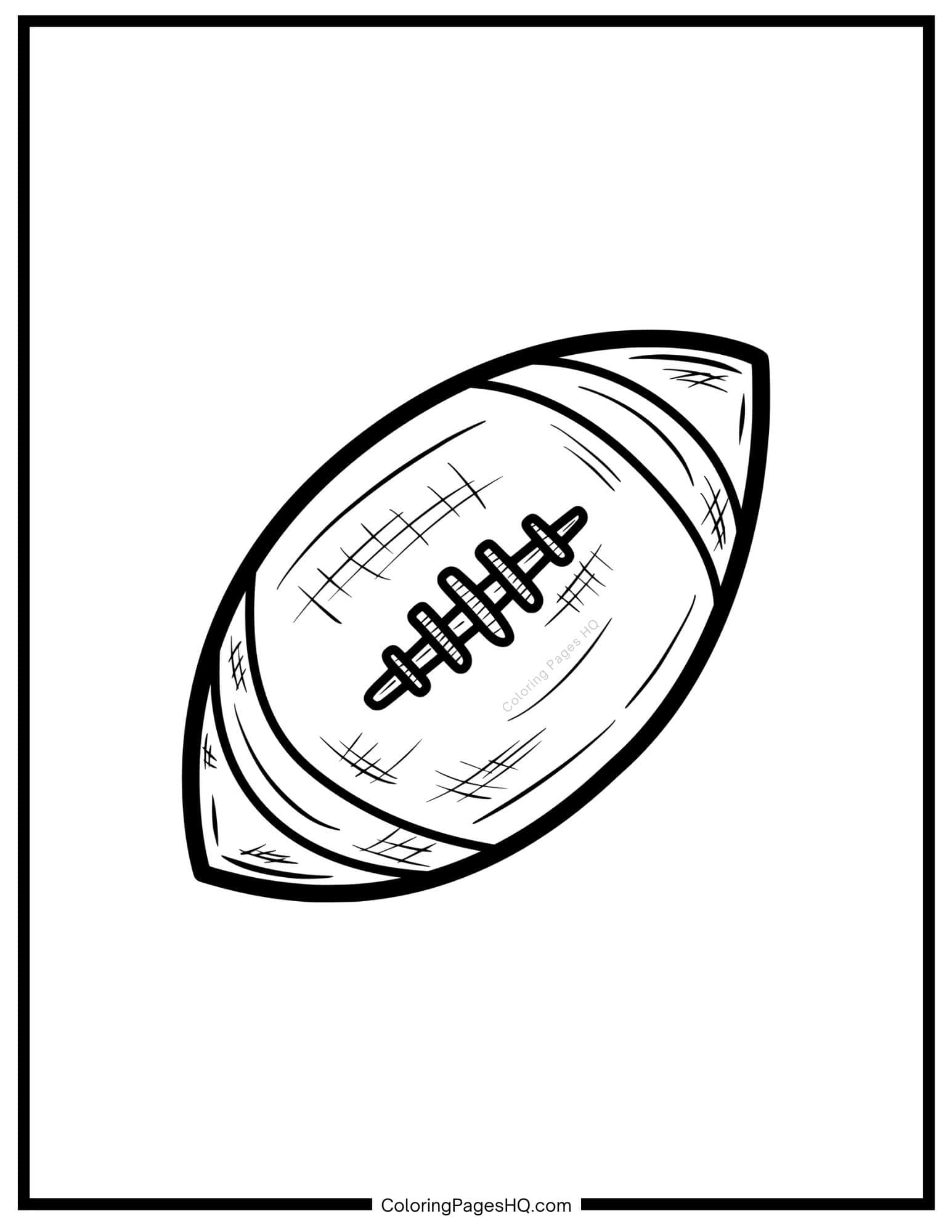 Fun Football Coloring Pages (Free PDF Printables) - Coloring Pages HQ
