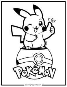 Pikachu Coloring Pages (Free PDF Printables) - Coloring Pages HQ