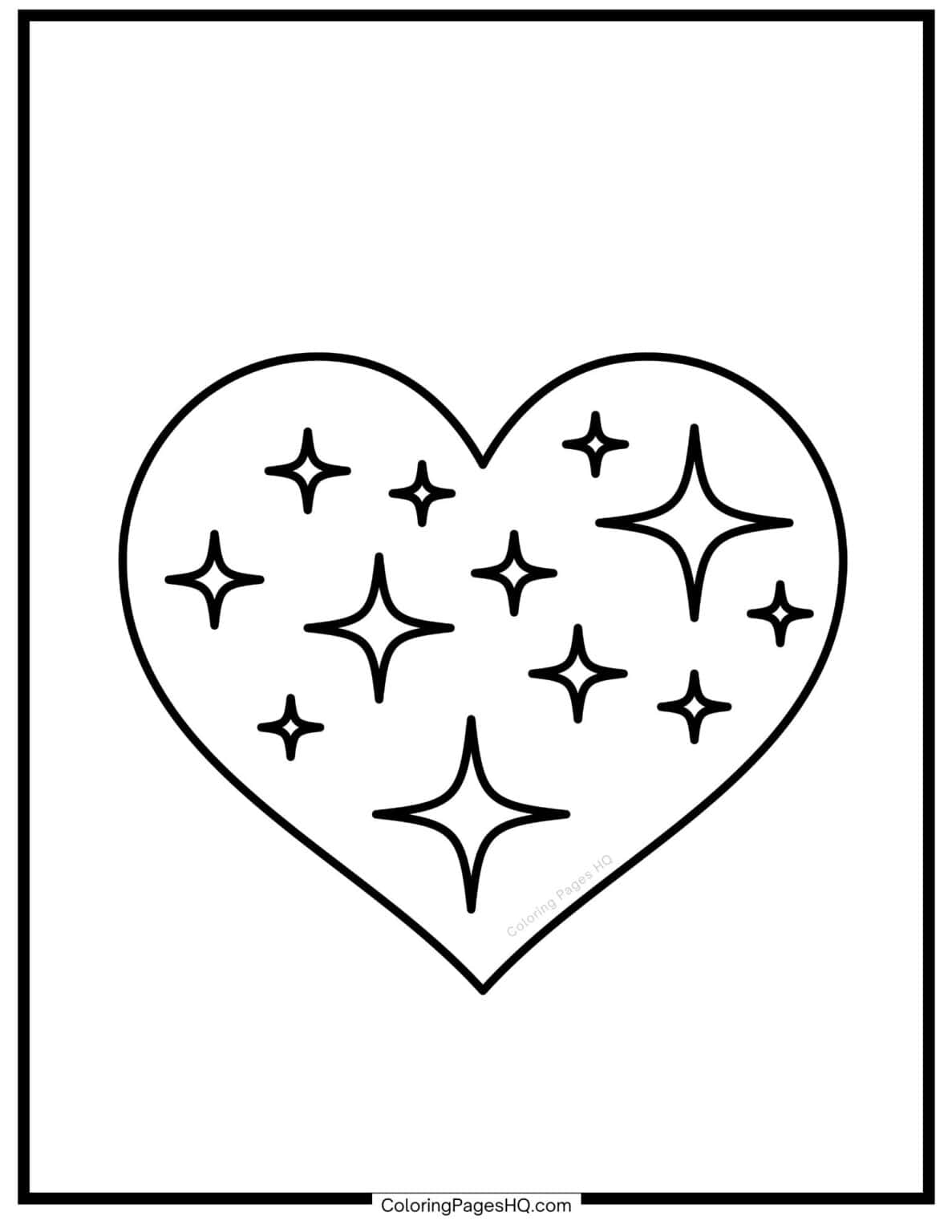 Cute Heart Coloring Pages (Free PDF Printables) - Coloring Pages HQ
